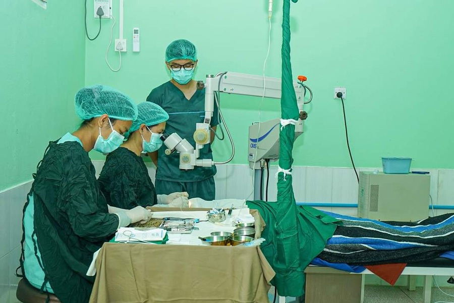 သီပေါမြို့၊ သီတဂူစက္ခုဒါနဆေးရုံတော်ကြီး၌ ၅၂ ကြိမ်မြောက် မျက်စိဝေဒနာရှင်များအား စမ်းသပ်ခွဲစိတ